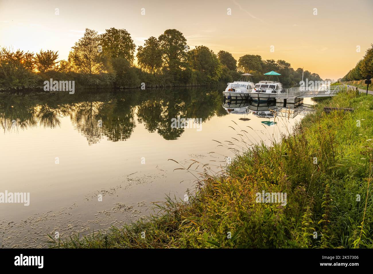 France, Somme, Baie de Somme, Saint-Valery-sur-Somme, Pinchefalise ...