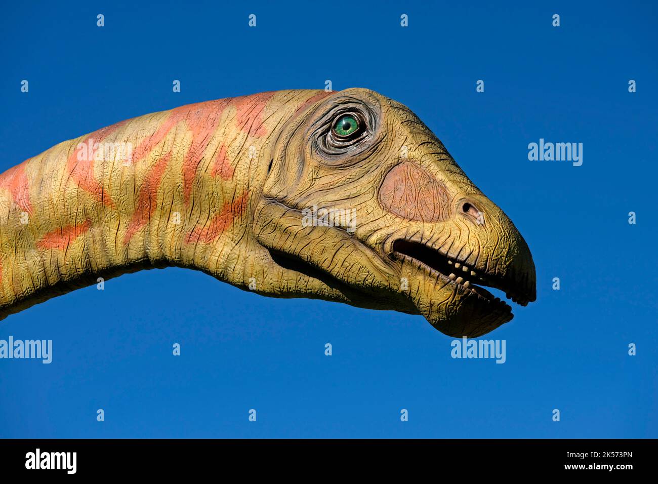 France, Doubs, Charbonnieres les Sapins, Dino Zoo, prehistoric park ...