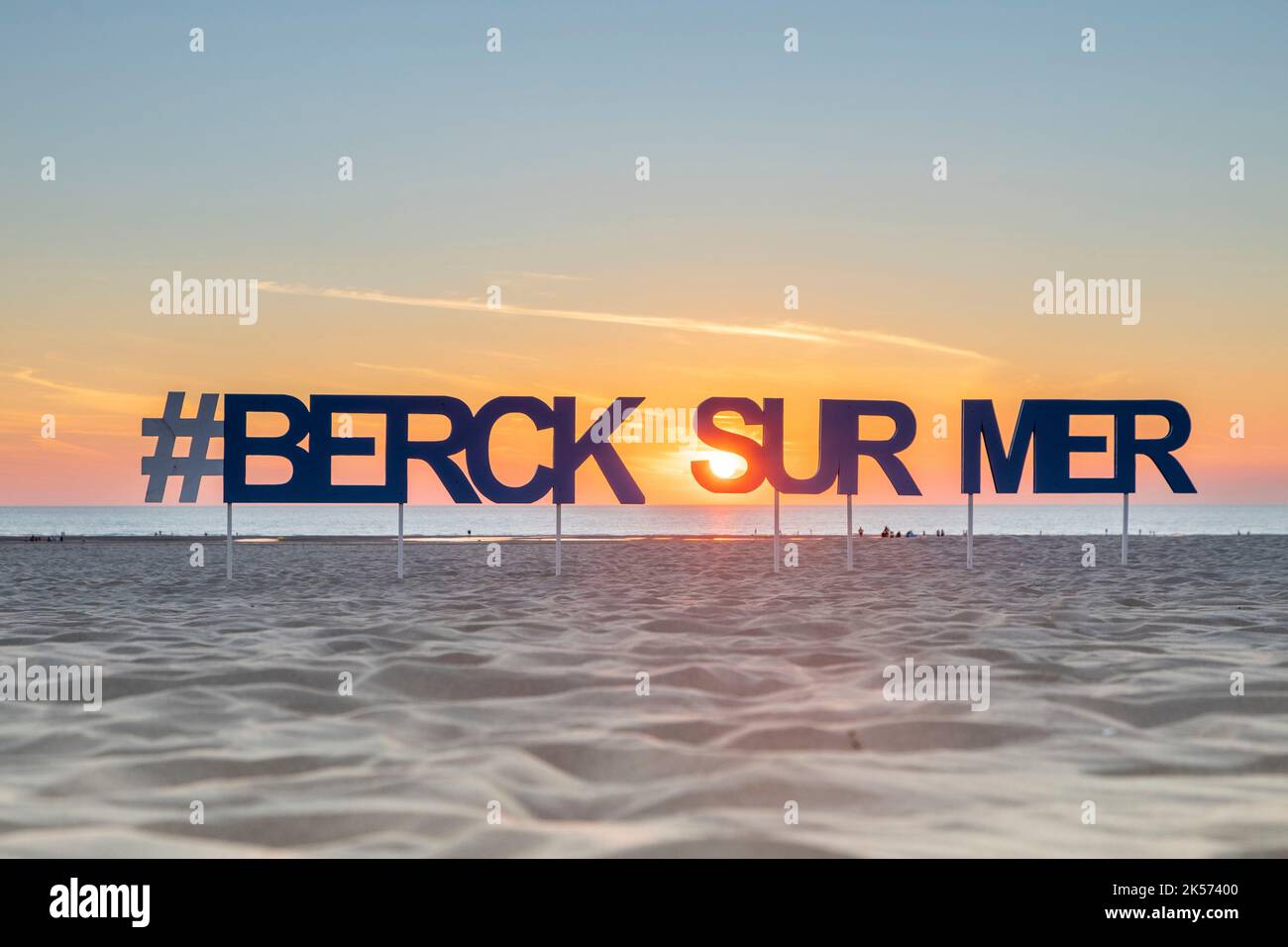 France, Pas de Calais, Berck sur Mer, #berck sur mer installed on the ...