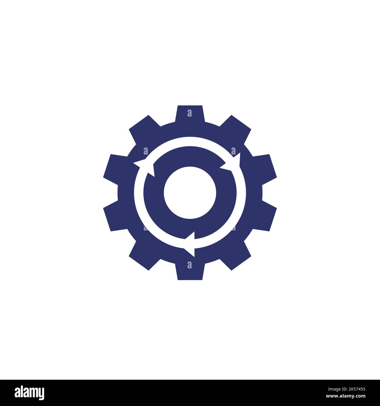 Integration, integrate icon, gear and arrow Stock Vector Image & Art ...