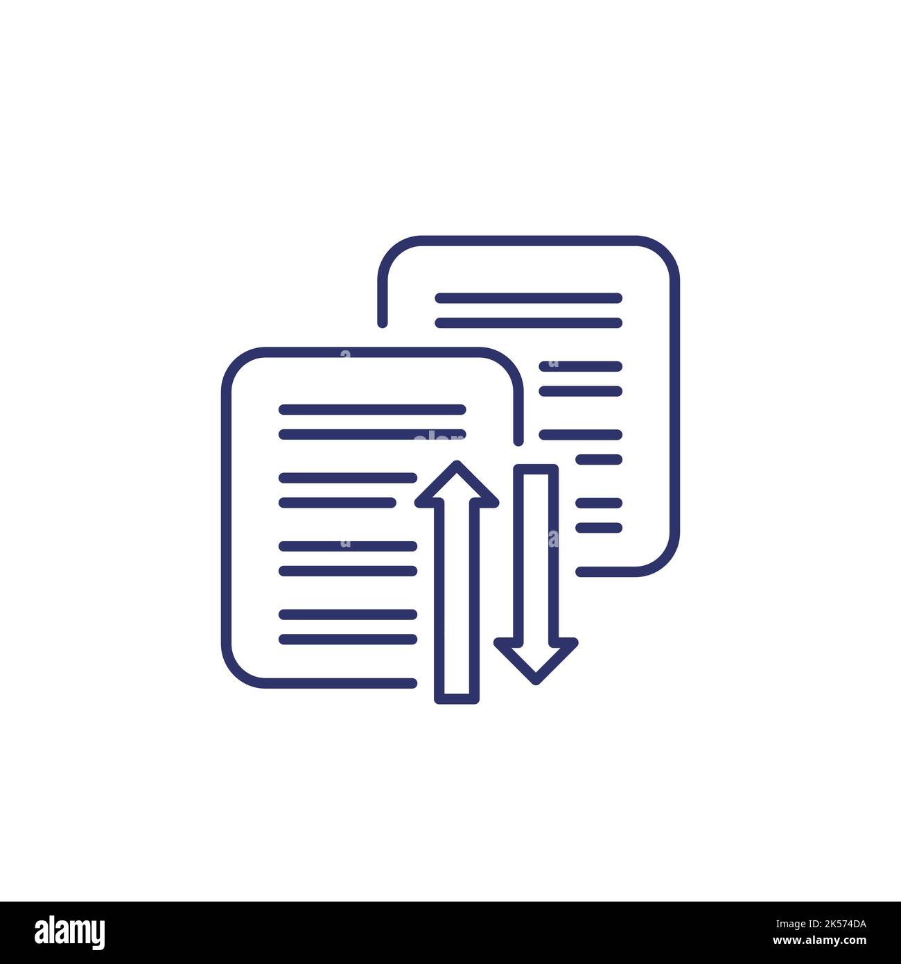 case priority icon, line vector Stock Vector Image & Art - Alamy