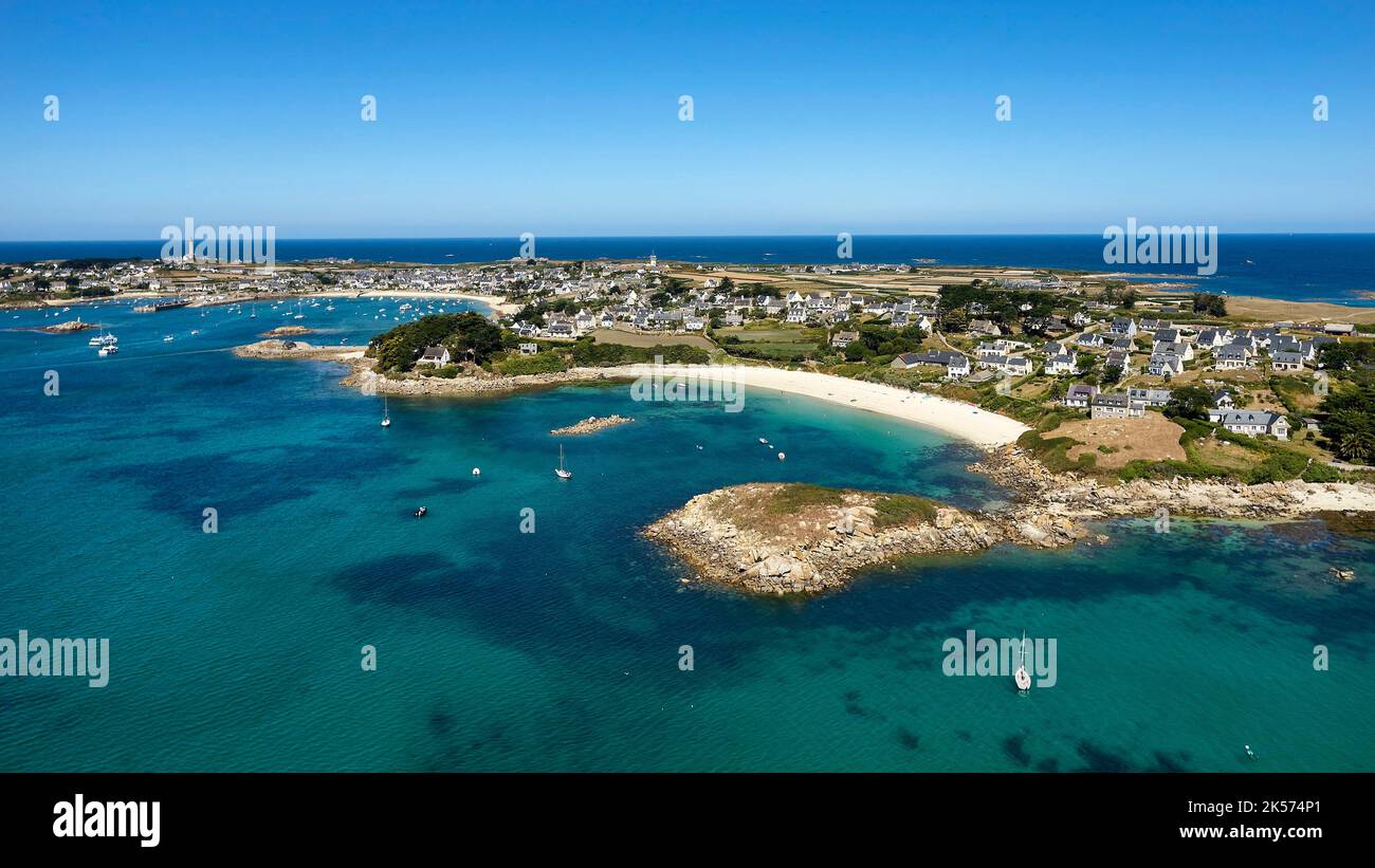 France, Finistere, Ponnant Islands, Ile de Batz (Batz Island), Port ...