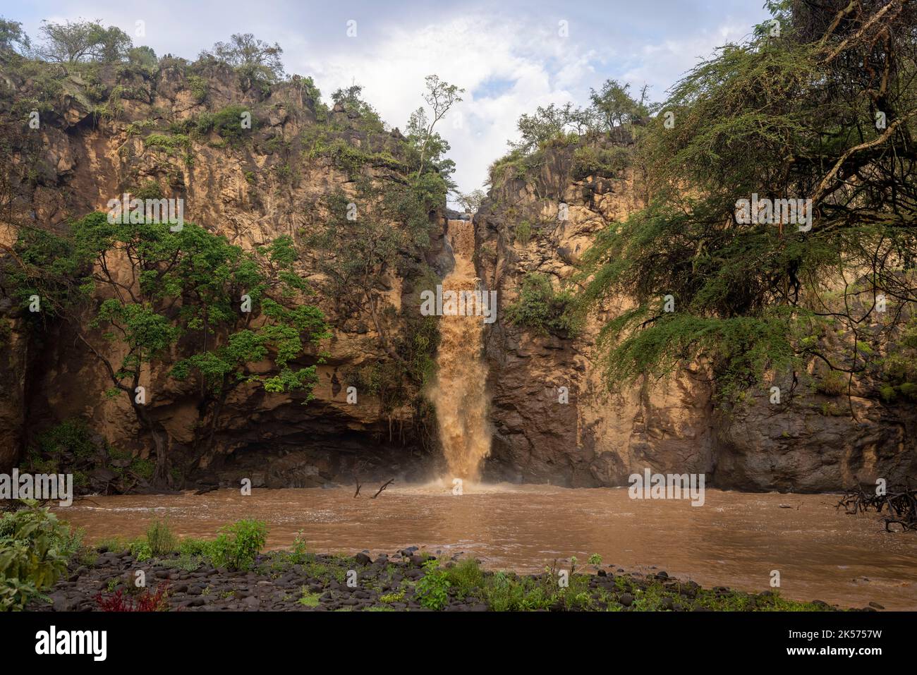 Kenya, Nakuru national park, Makalia falls Stock Photo - Alamy
