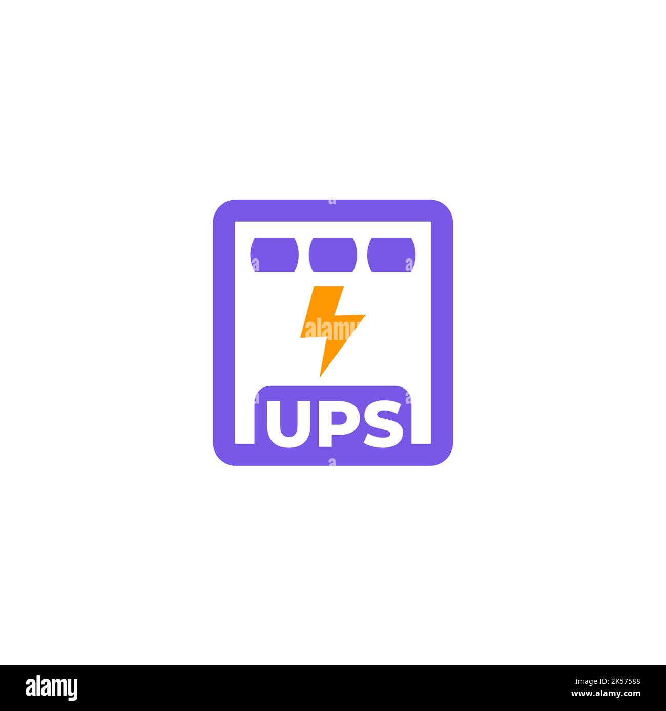 UPS, backup power supply icon, vector Stock Vector Image & Art - Alamy