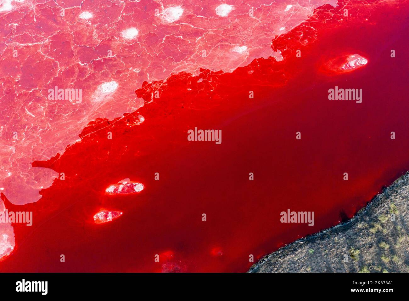 Kenya, lake Magadi, soda stretches Stock Photo - Alamy