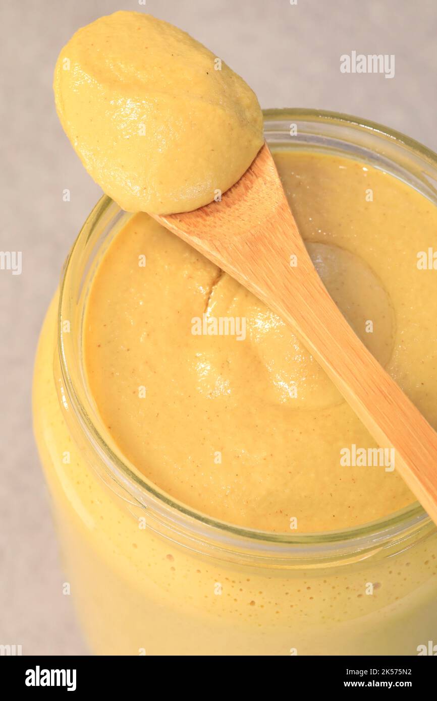 France, Cote d'Or, Fleurey sur Ouche, Dijon mustard from the Reine de ...