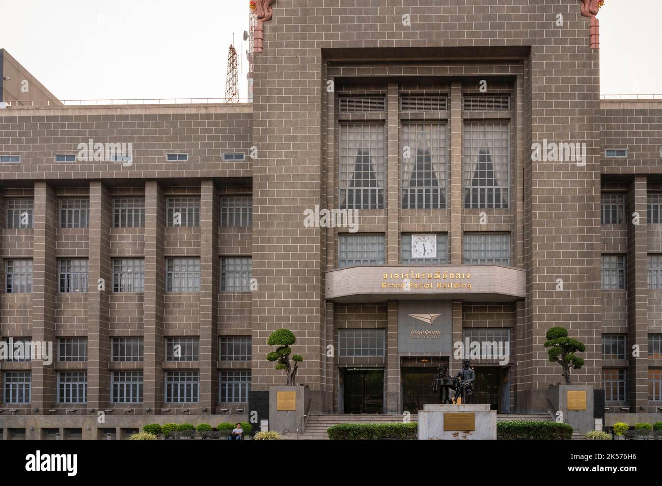 Thailand, Bangkok, Silom district, Grand Postal building Stock Photo ...