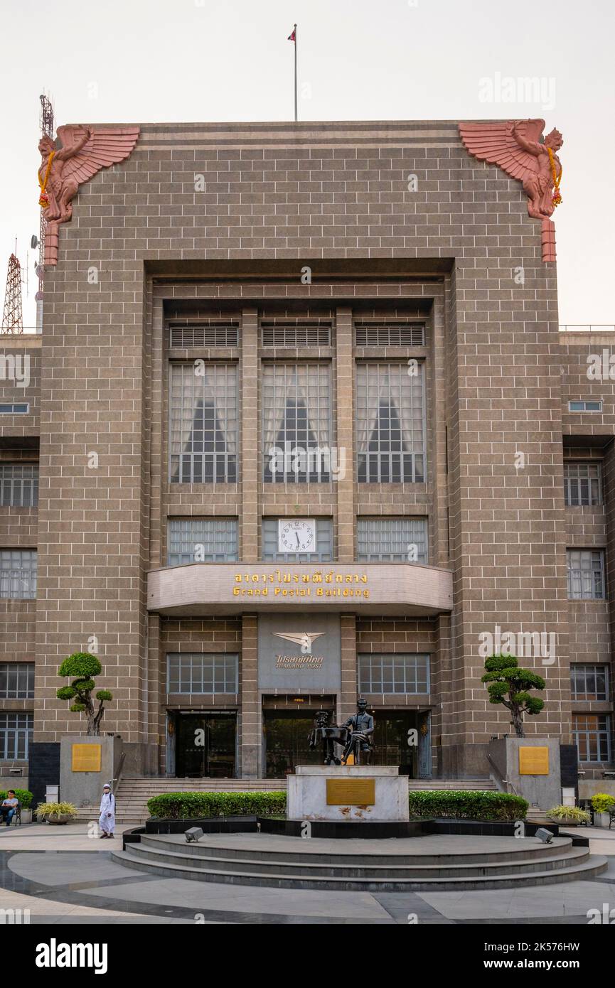 Thailand, Bangkok, Silom district, Grand Postal building Stock Photo ...