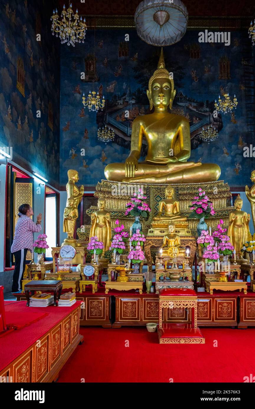 Thailand, Bangkok, Pathum Wan district, Banglamphu, area, Wat ...