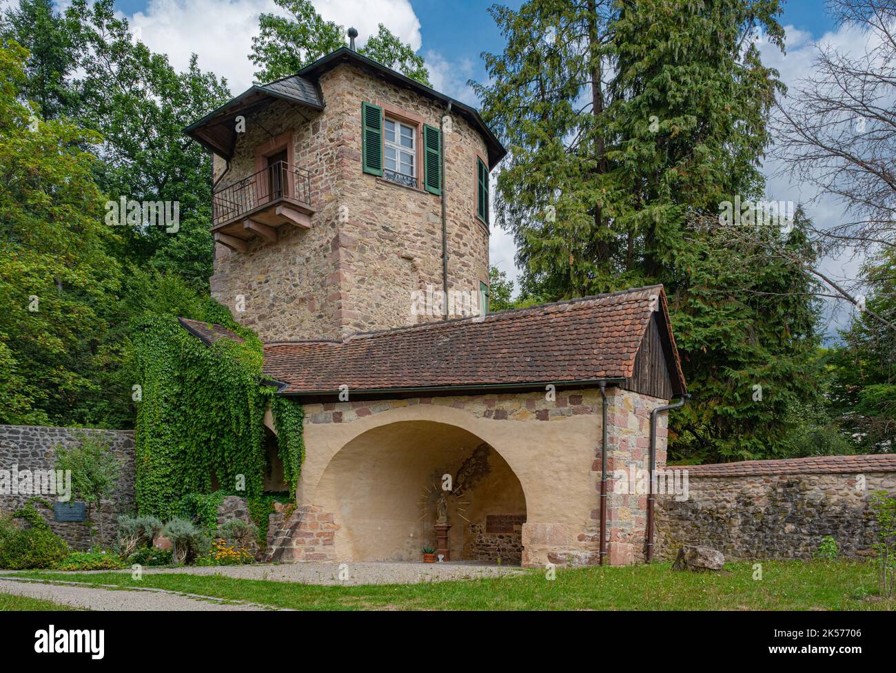 The Prälatenturm (prelate tower) was part of the defensive bastion in ...