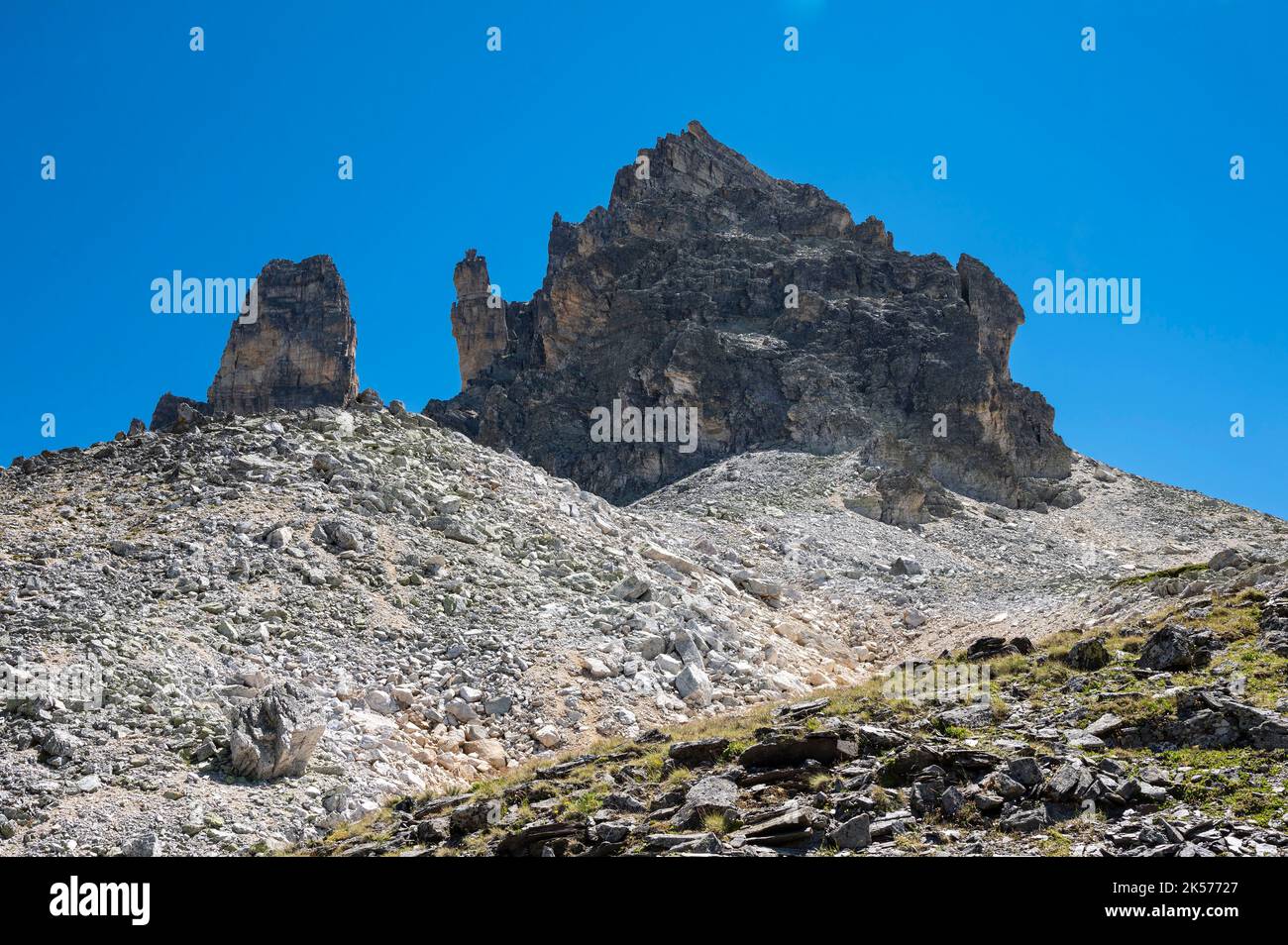France, Savoie, Valmeinier, Thabor massif, trek tour of Thabor, the ...