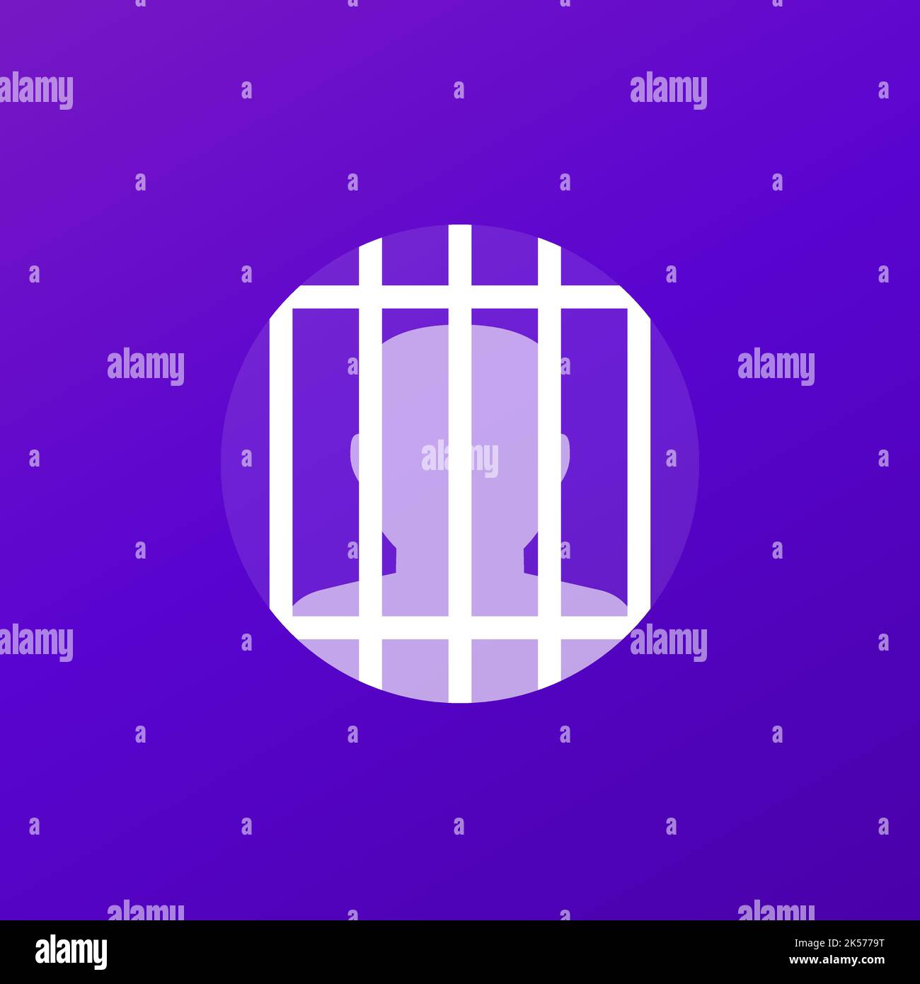 convict or inmate icon, vector Stock Vector Image & Art - Alamy