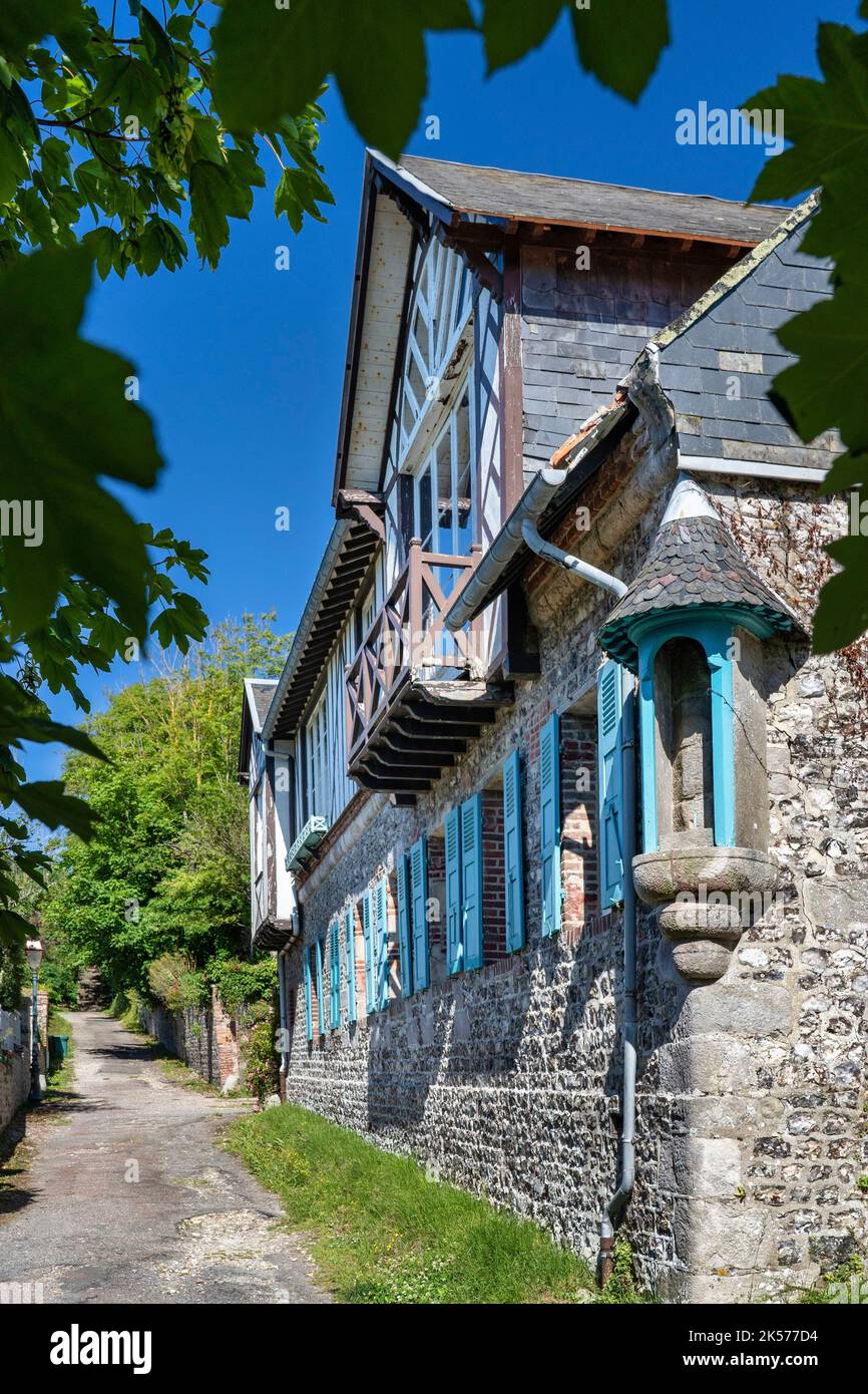 France, Seine Maritime, Veules les Roses, The Most Beautiful Villages ...