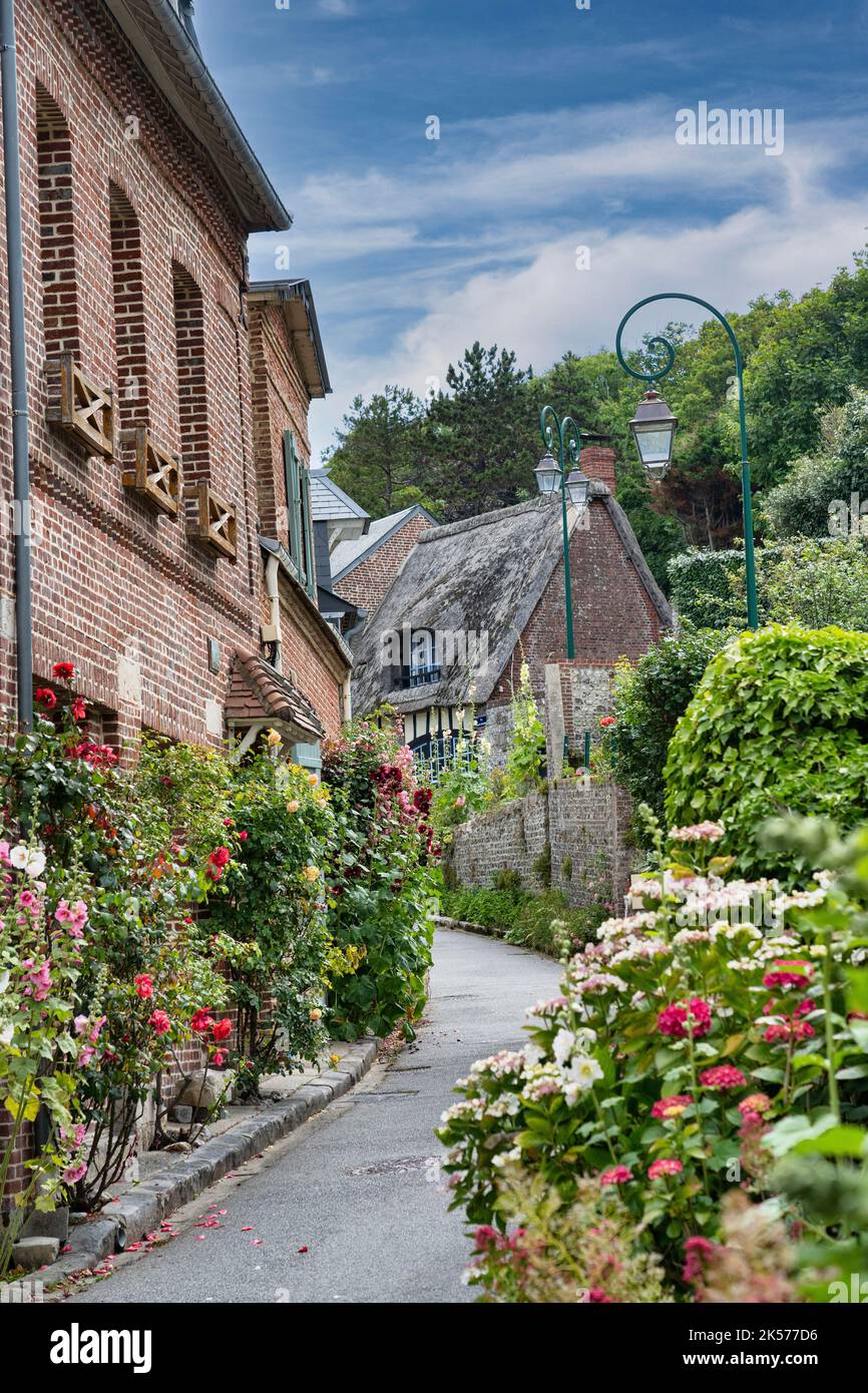 France, Seine Maritime, Veules les Roses, The Most Beautiful Villages ...