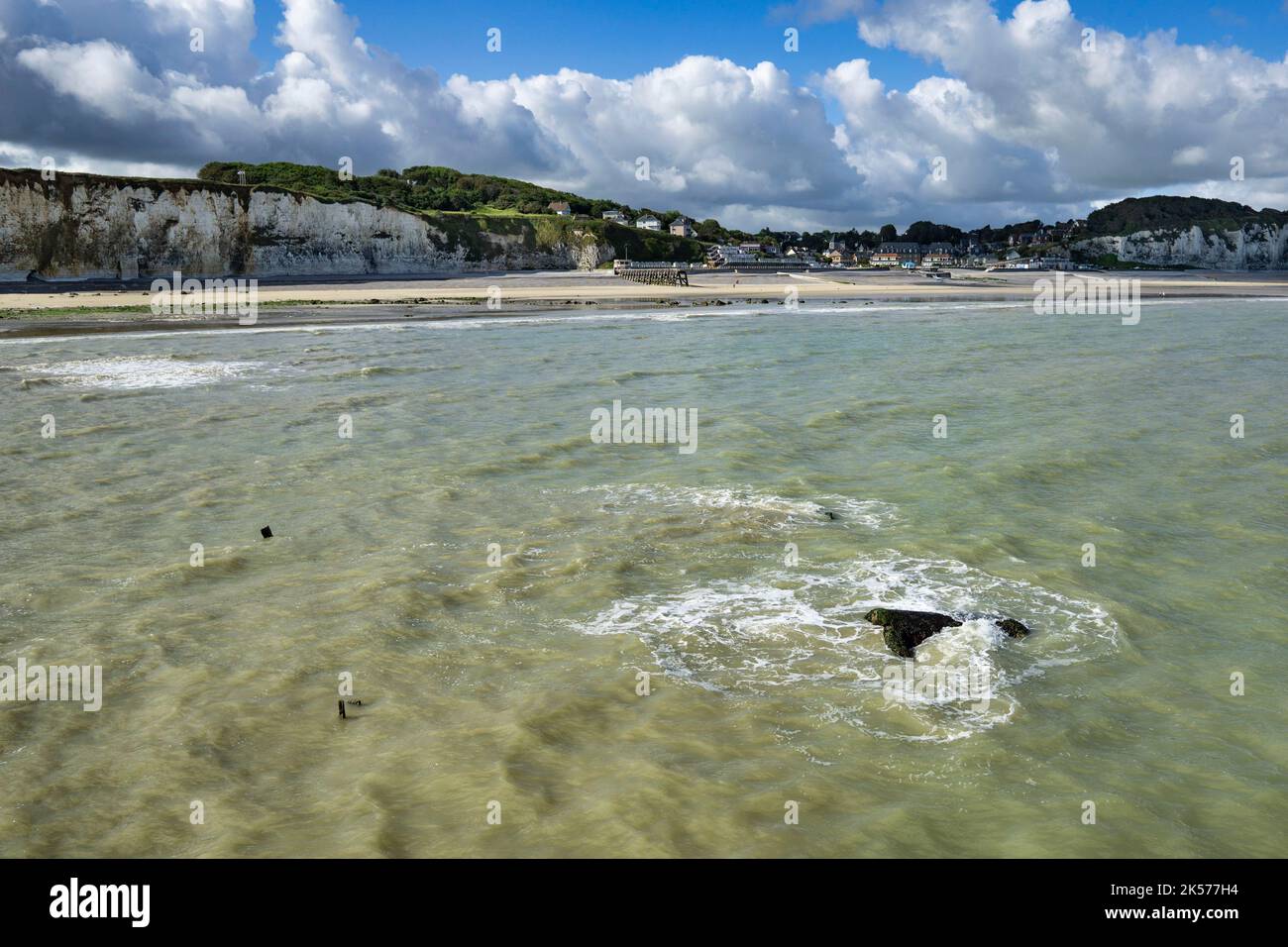 France, Seine Maritime, Veules les Roses, The Most Beautiful Villages ...