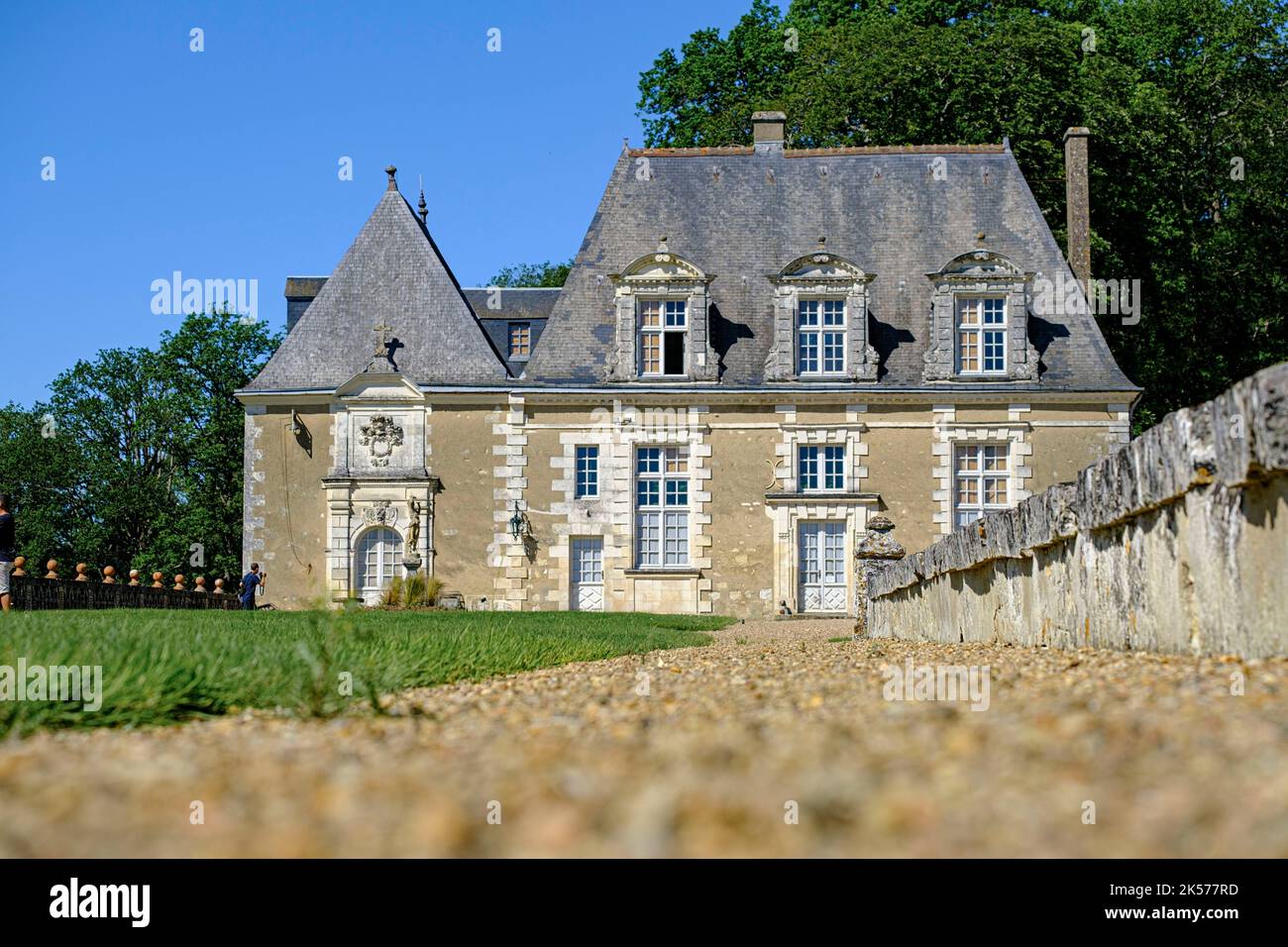 France, Loire Valley, Indre et Loire, Chançay, Castle and Gardens of ...