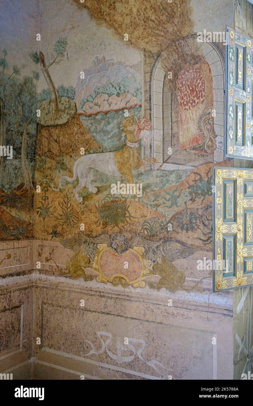 France, Deux-Sèvres , Oiron, castle of Oiron, dated 16 th. century, the ...