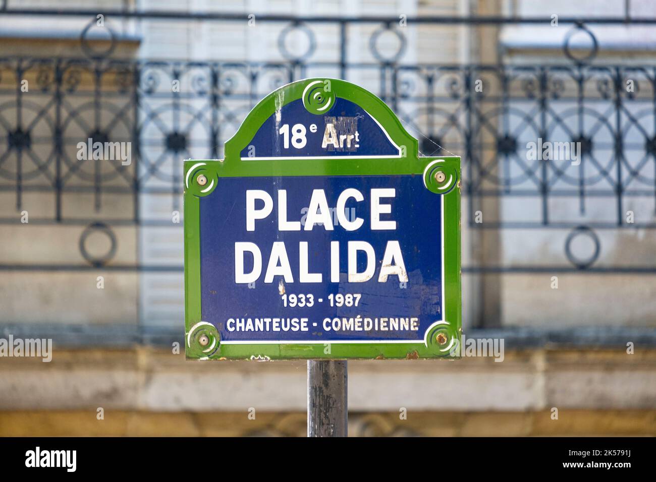 France, Paris, Montmartre district, place Dalida Stock Photo - Alamy
