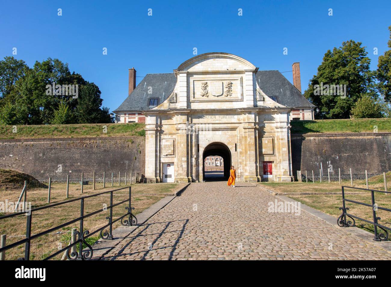 France, Pas de Calais, Arras, Vauban citadel built between 1668 and ...