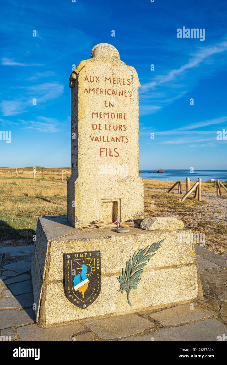 France, Morbihan, Saint-Pierre-Quiberon, Portivy hamlet, Guernic sacred ...