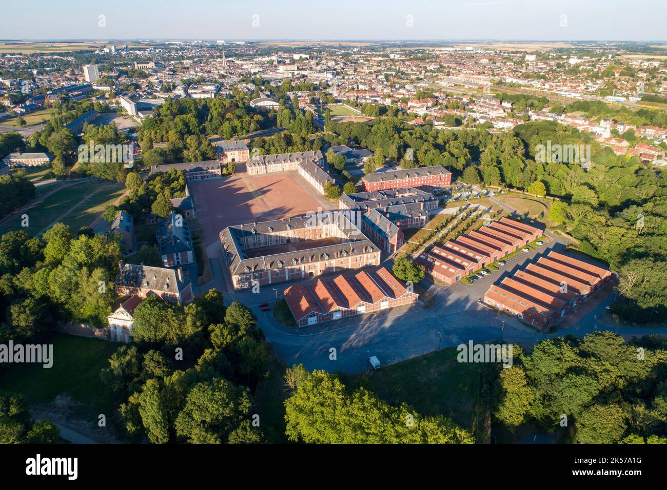 France, Pas de Calais, Arras, Vauban citadel built between 1668 and ...