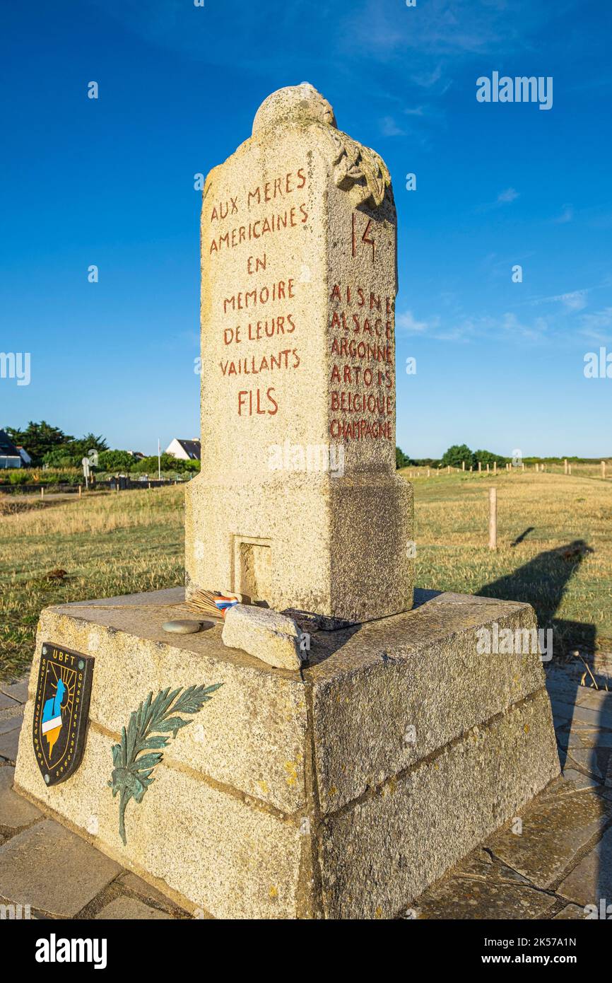 France, Morbihan, Saint-Pierre-Quiberon, Portivy hamlet, Guernic sacred ...