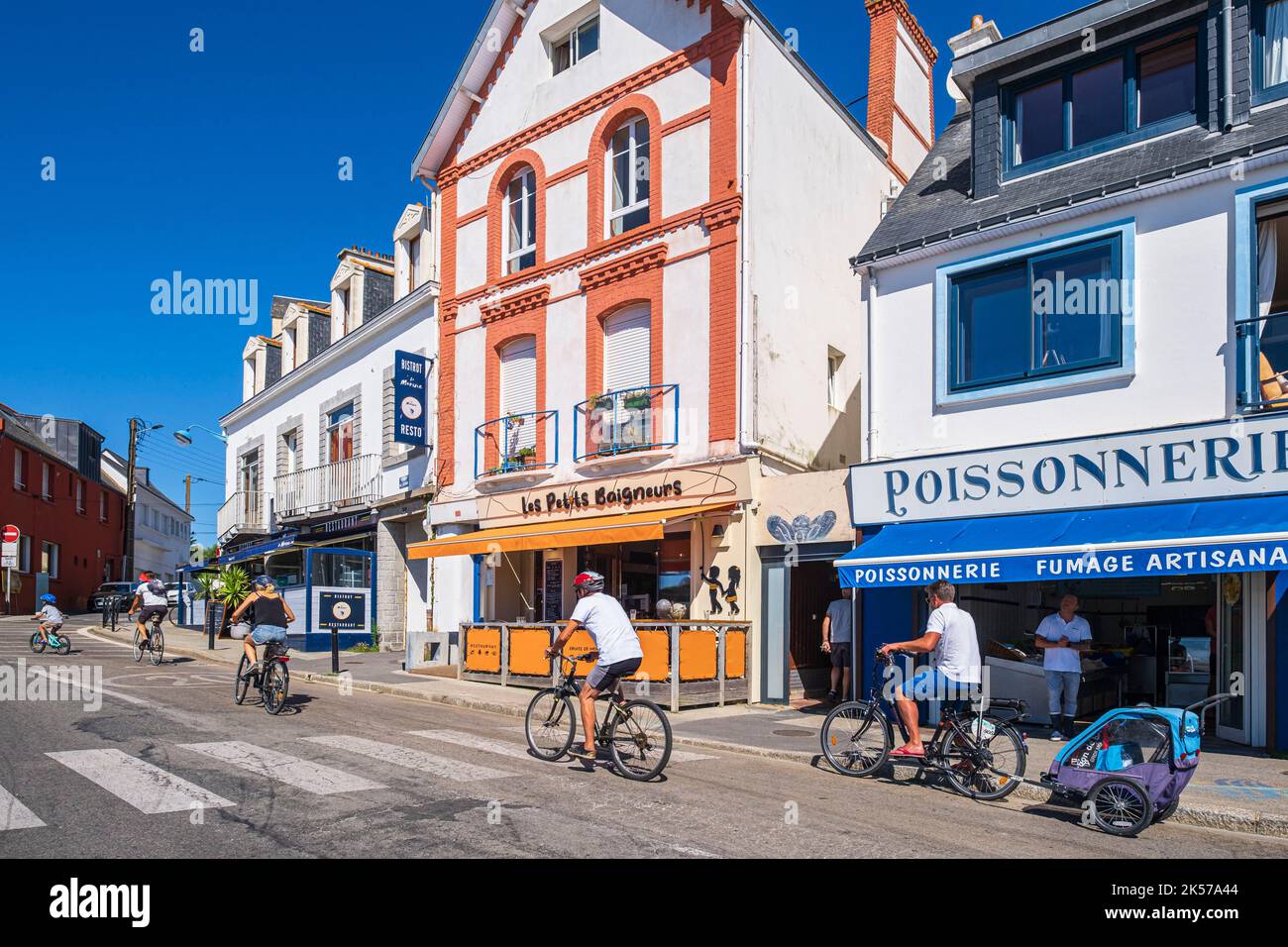 France, Morbihan, Quiberon, Port Maria Stock Photo - Alamy