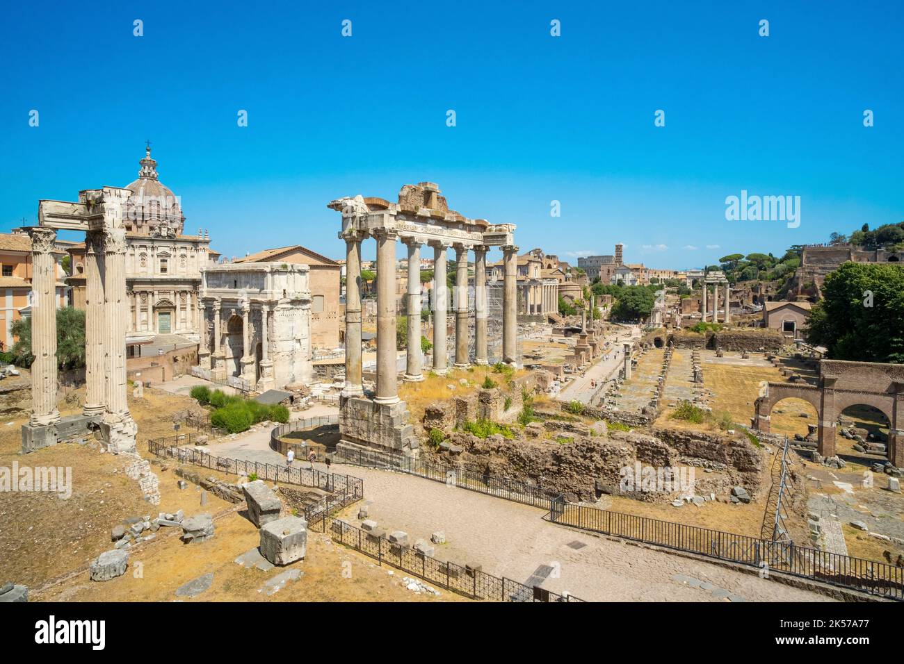 Italy, Latium, Rome, historical center listed as World Heritage by ...