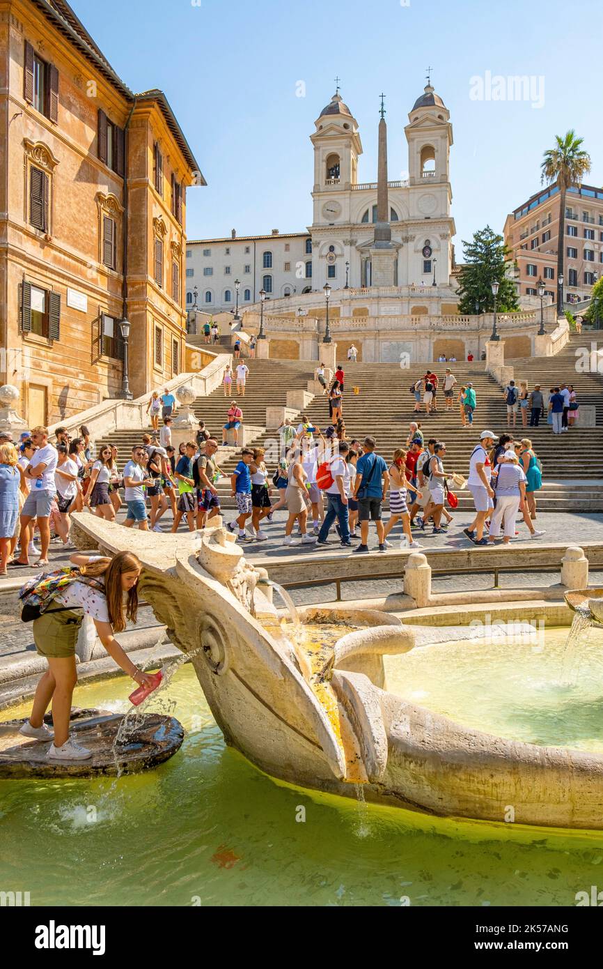 Italy, Latium, Rome, historical center listed as World Heritage by ...