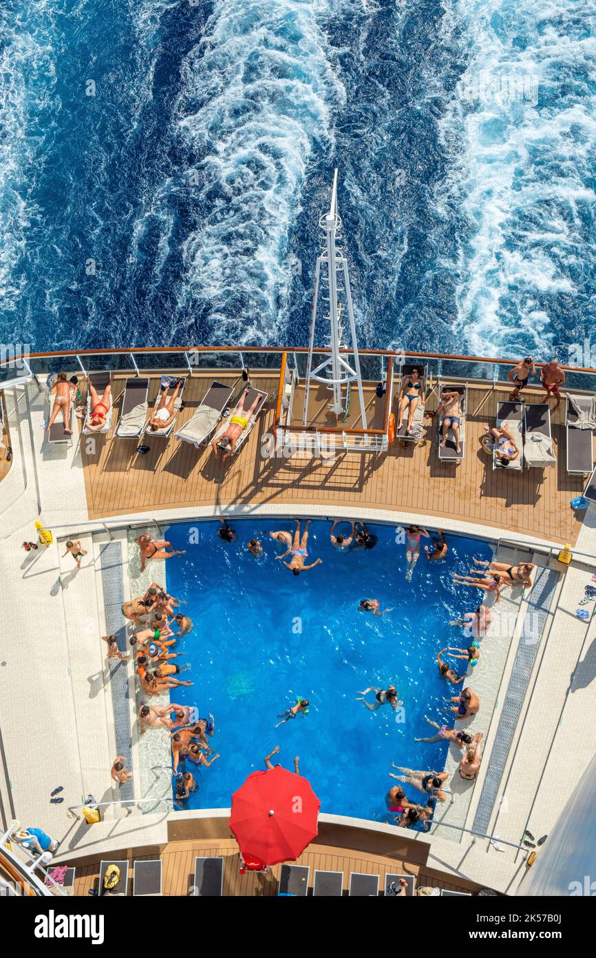 Italy, cruise ship MSC Seaside Stock Photo - Alamy