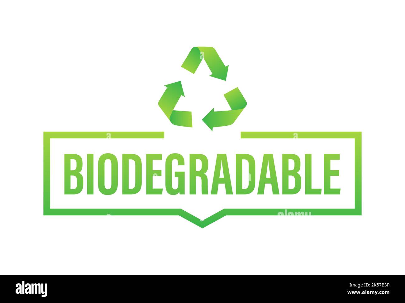 Biodegradable recyclable label. Bio recycling. Eco friendly product ... Biodegradable recyclable label. Bio recycling. Eco friendly product ...