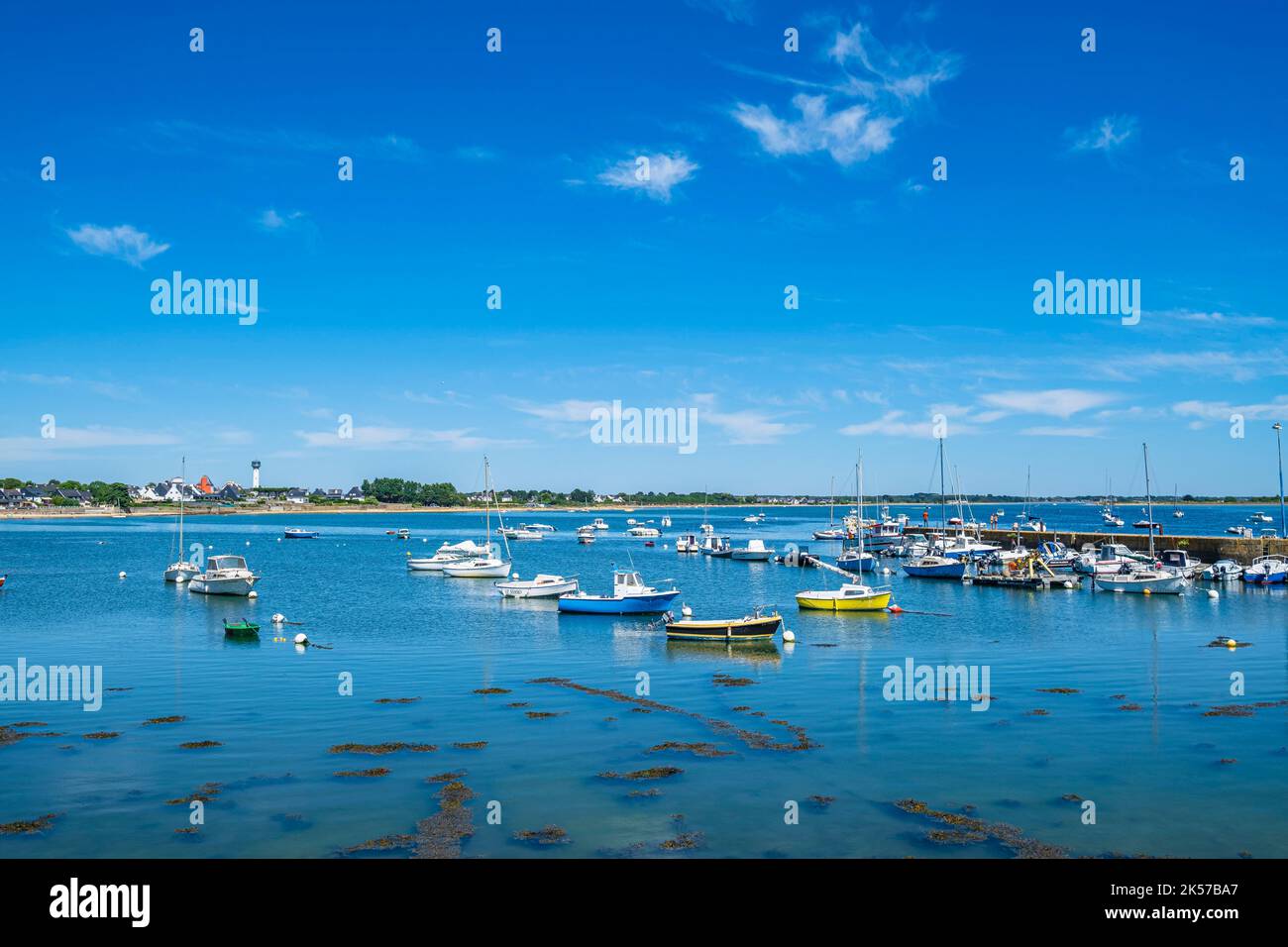 France, Morbihan, Port-Louis, port of Locmalo Stock Photo - Alamy