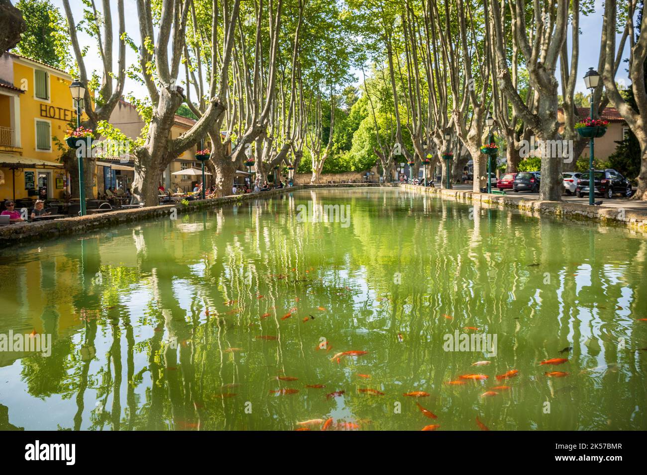 France, Vaucluse, Regional Natural Park of Luberon, Cucuron, the Bassin ...