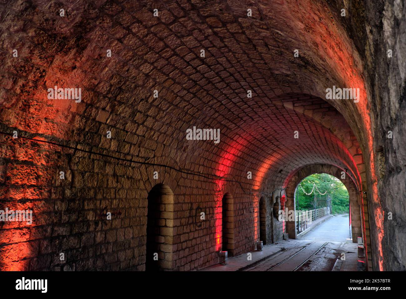 France, Territoire de Belfort, Bermont, Bois d Oye fort built between ...