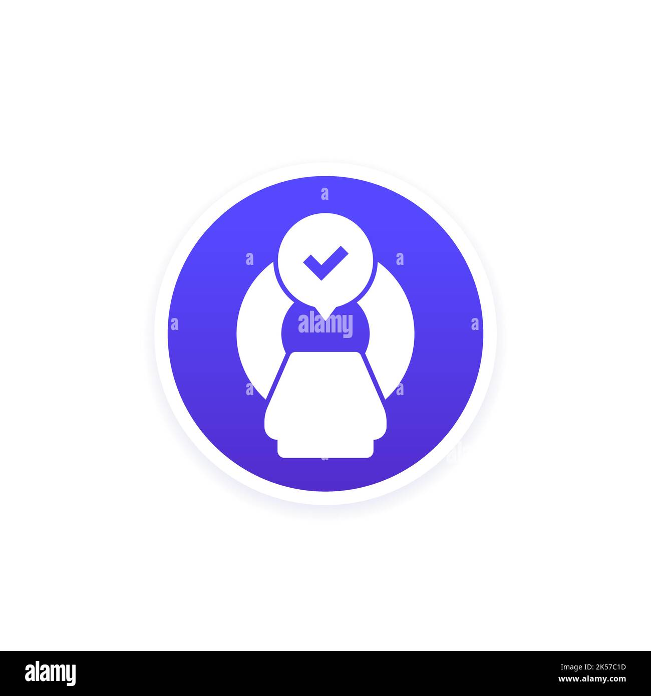 MRI scanner vector icon with checkmark Stock Vector Image & Art - Alamy