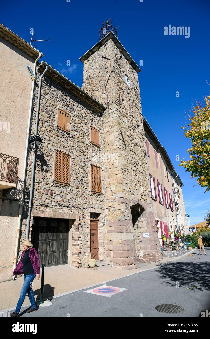 France, Var, Roquebrune-sur-Argens village Stock Photo - Alamy