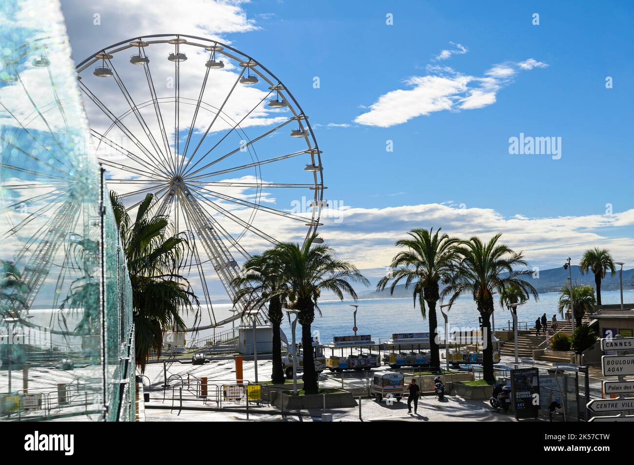 France, Var, Saint-Raphael port from casinno terrace Stock Photo - Alamy