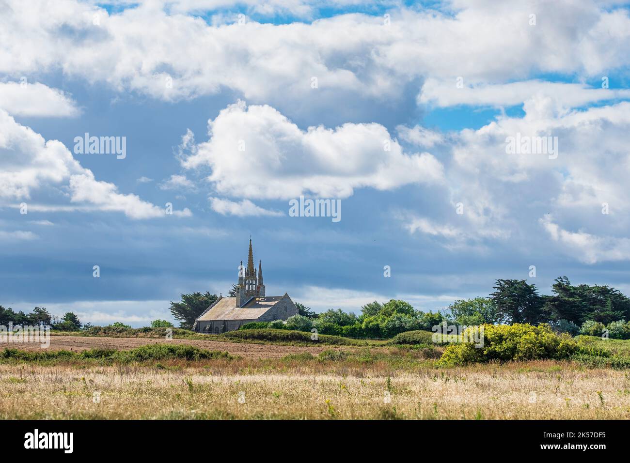 France, Finistere, Audierne Bay, Saint-Jean-Trolimon, 15th century ...