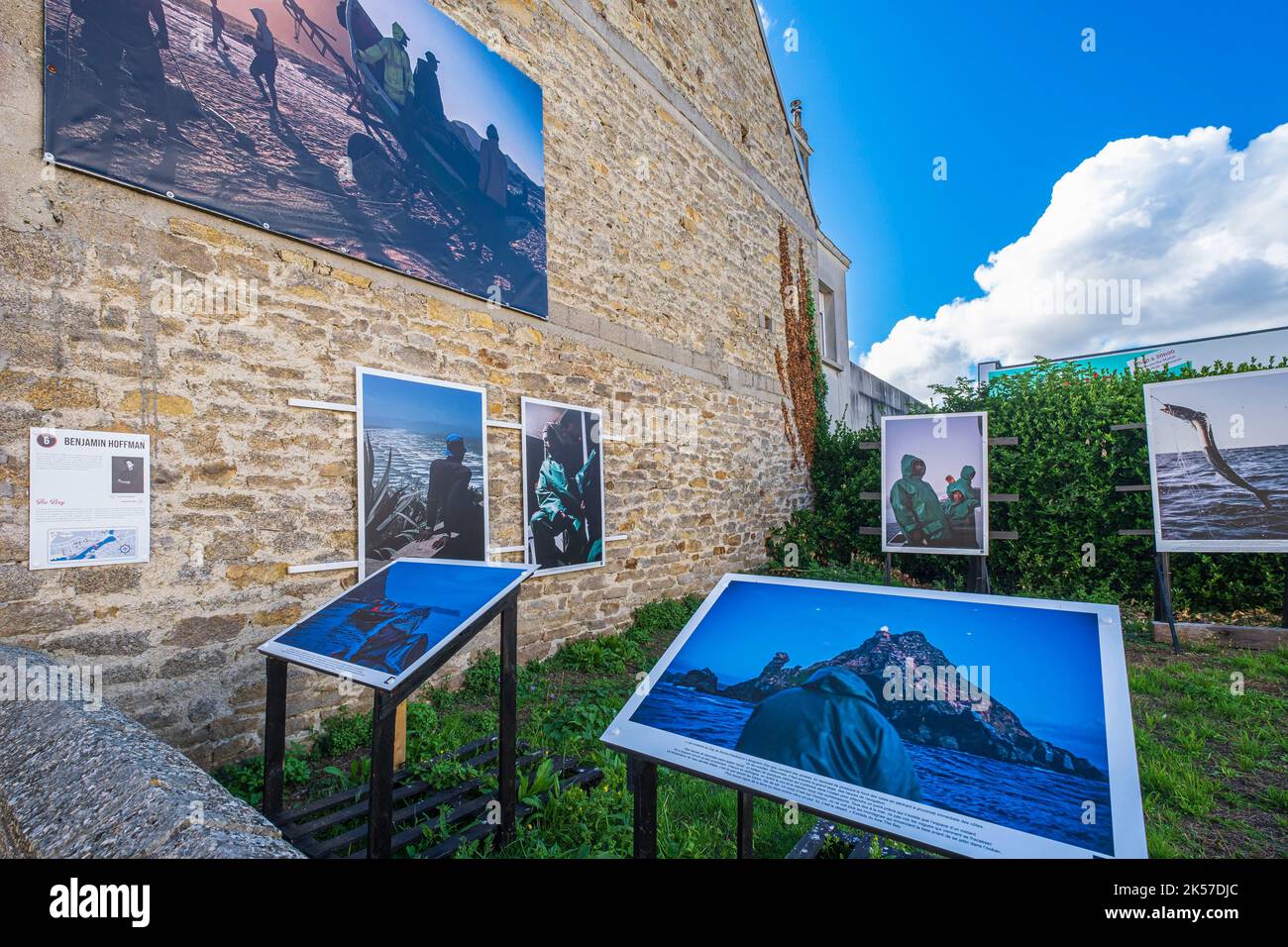 France, Finistere, Le Guilvinec, Guilvinec Photo Festival on the theme of Man and the Sea ...