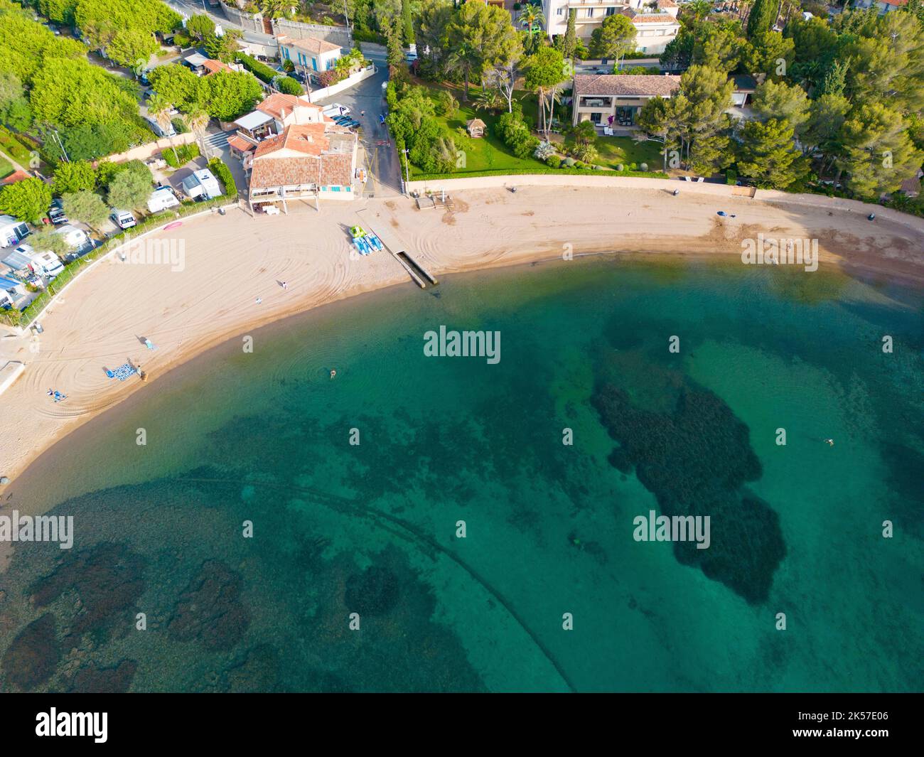 France, Var, Corniche de l'Esterel, Saint Raphael, Agay, Camp Long ...