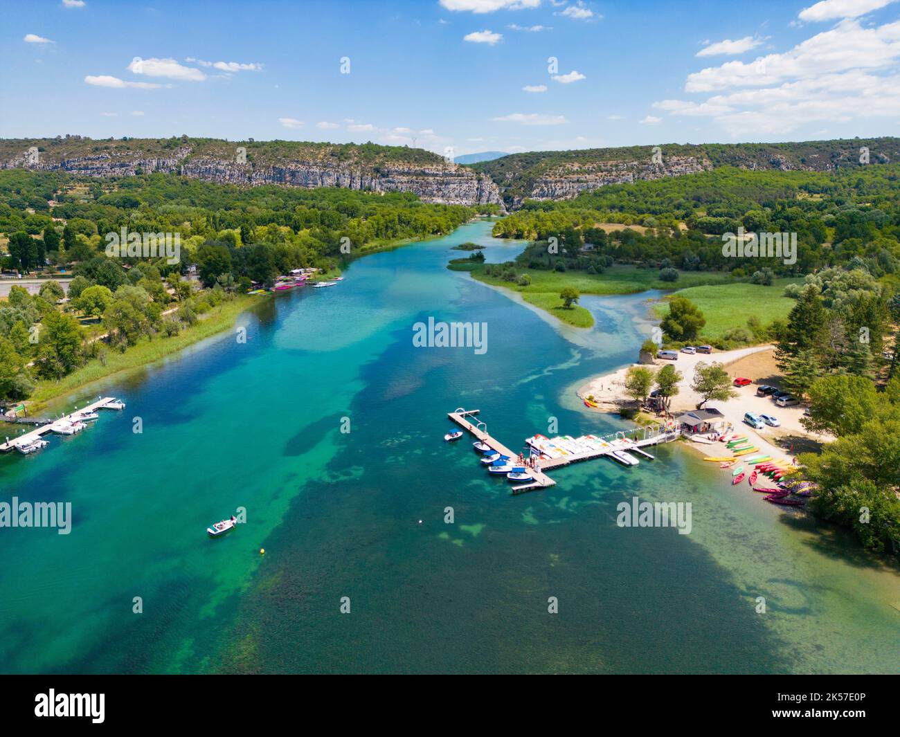 France, Alpes de Haute Provence, Parc Naturel Regional du Verdon ...