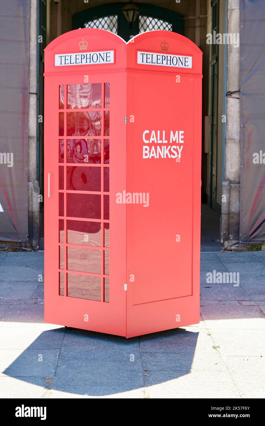 Porto phone booth hi-res stock photography and images - Alamy