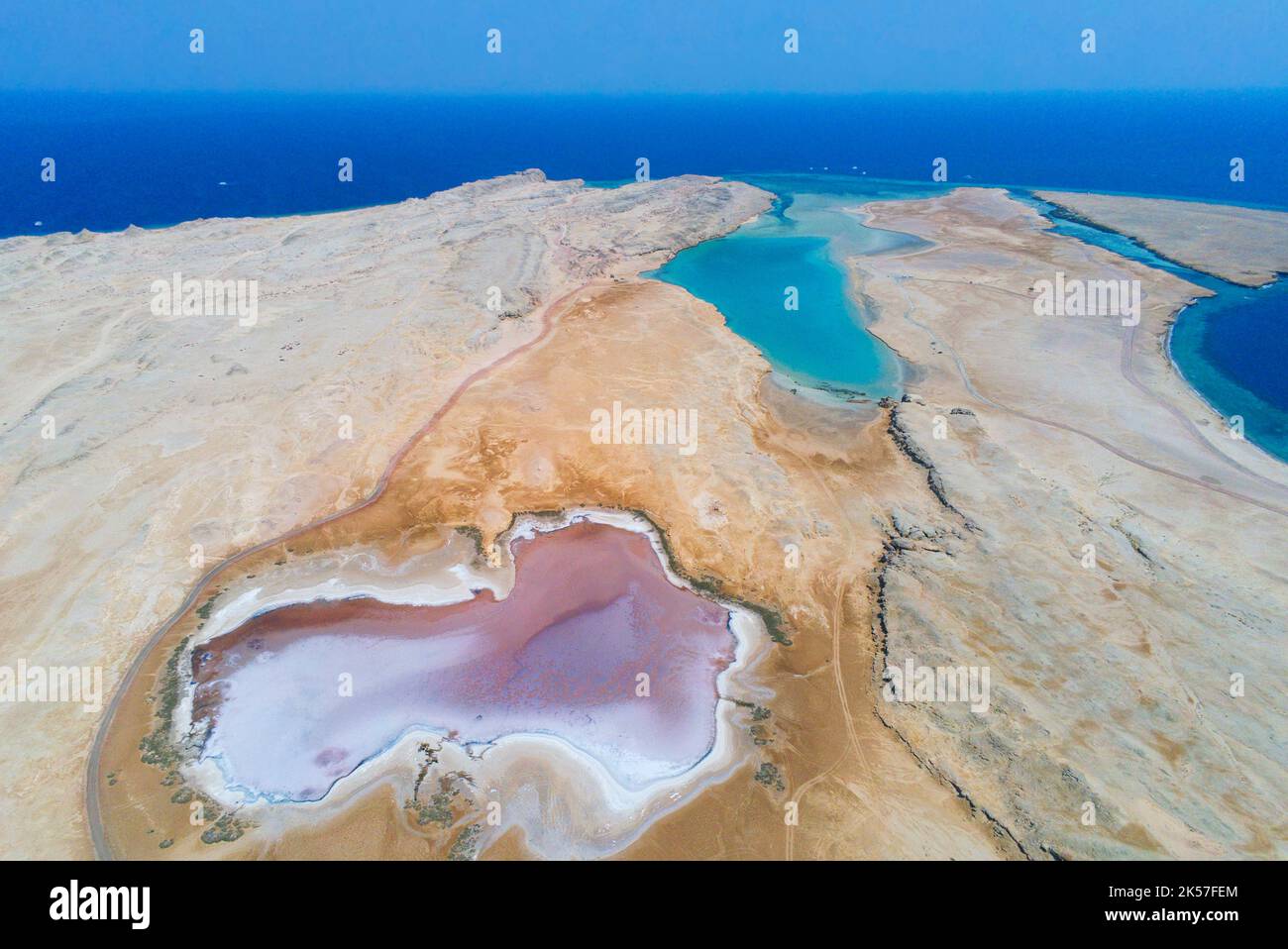 Egypt, Sinaï, Sharm-el-Sheikh, Ras Mohammed national park, the Salted ...