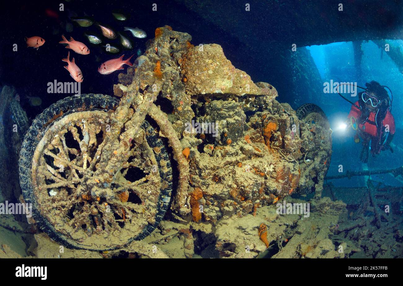 Egypt, Red Sea, the Thistlegorm wreckship Stock Photo - Alamy