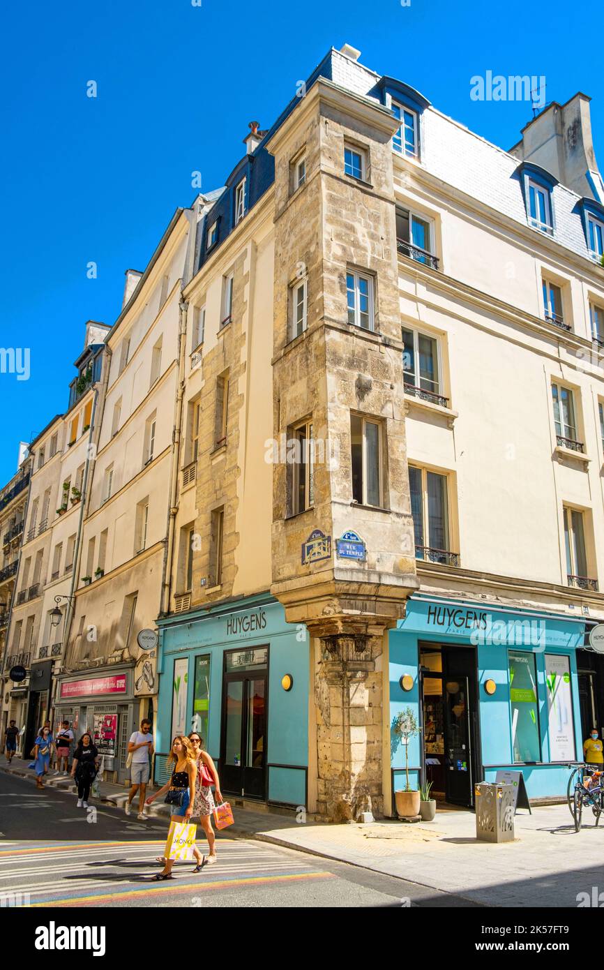 France, Paris, Chatelet district, medieval gable Stock Photo - Alamy