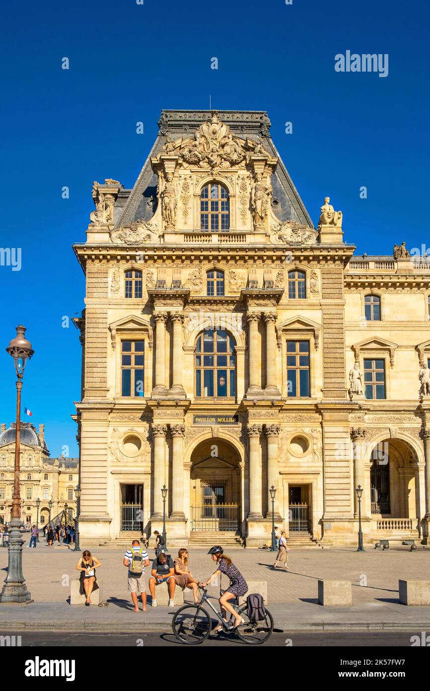 France, Paris, Louvre museum, Mollien pavilion Stock Photo - Alamy