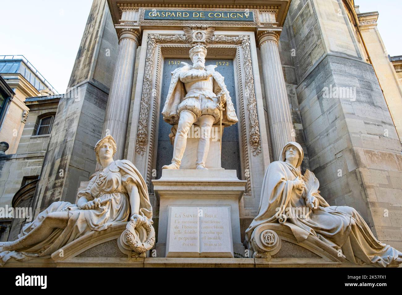 Statue of gaspard de coligny hi-res stock photography and images - Alamy