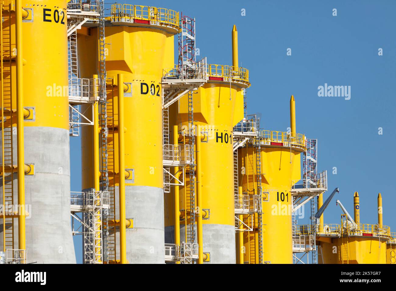 France, Seine-Maritime, Le Havre, the harbour, Bougainville wharf ...