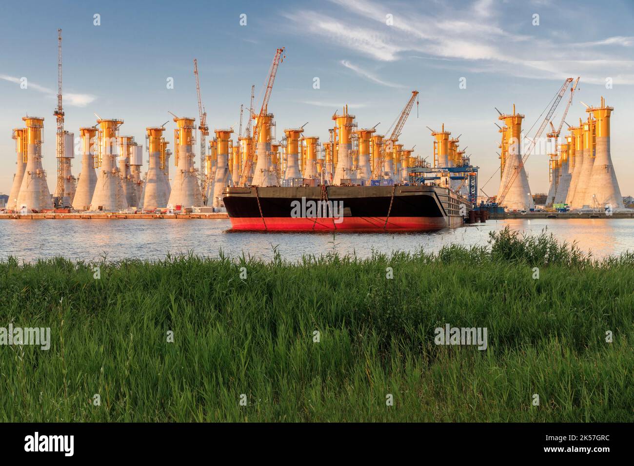 France, Seine-Maritime, Le Havre, the harbour, Bougainville wharf ...
