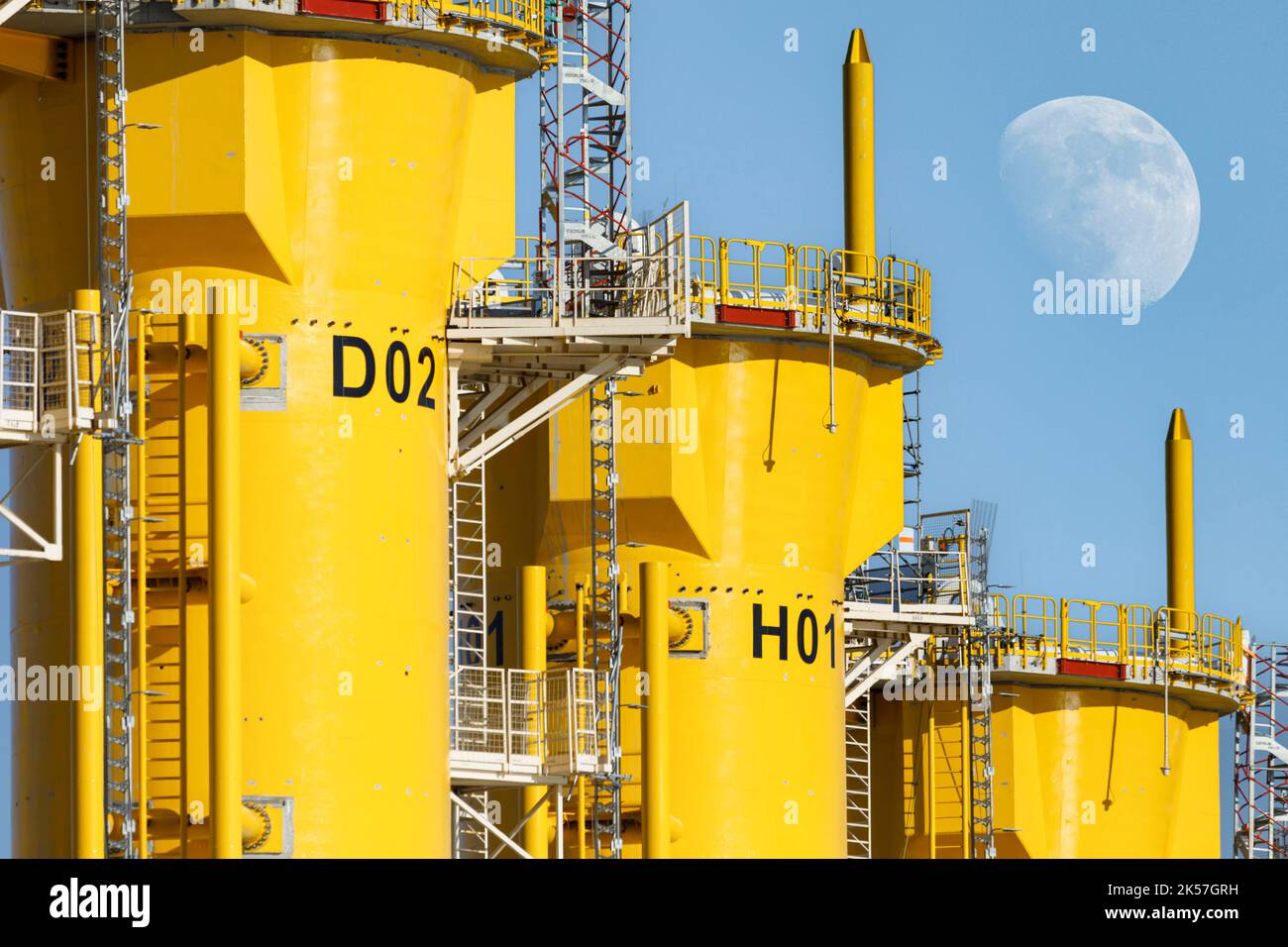 France, Seine-Maritime, Le Havre, the harbour, Bougainville wharf ...